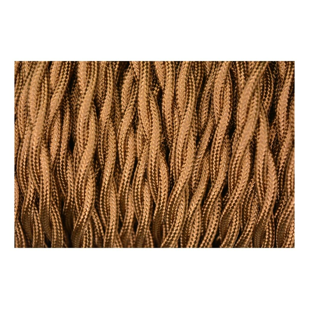 ΚΑΛΩΔΙΟ ΥΦΑΣΜΑΤΙΝΟ ΣΤΡΙΦΤΟ ΚΑΦΕ 2Χ0,75mm² 12-00709 ΦOS_ME ...