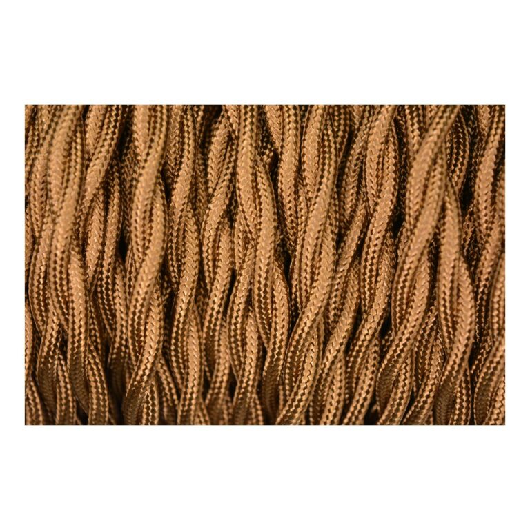 ΚΑΛΩΔΙΟ ΥΦΑΣΜΑΤΙΝΟ ΣΤΡΙΦΤΟ ΚΑΦΕ 2Χ0,75mm² 12-00709 ΦOS_ME ...